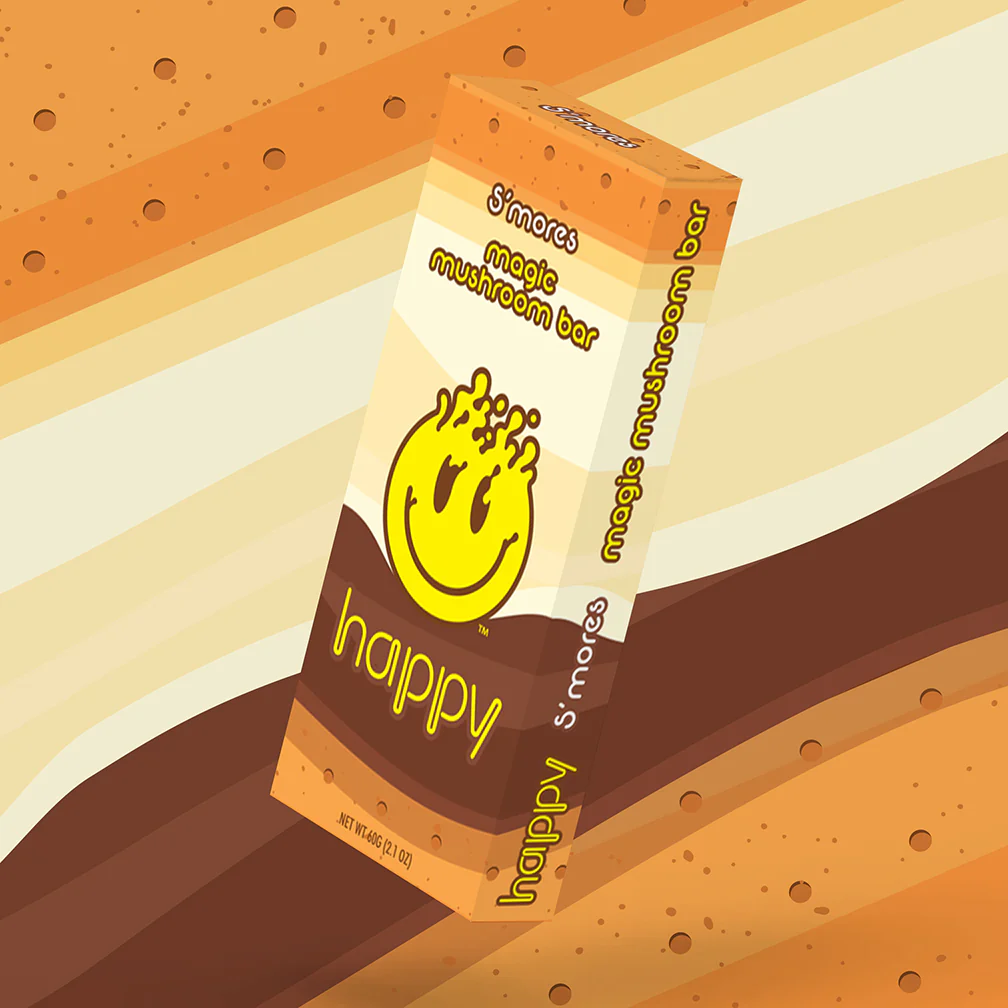 Happy Psilocybin Mushroom S’mores bar 4g | DMV 42 Zero